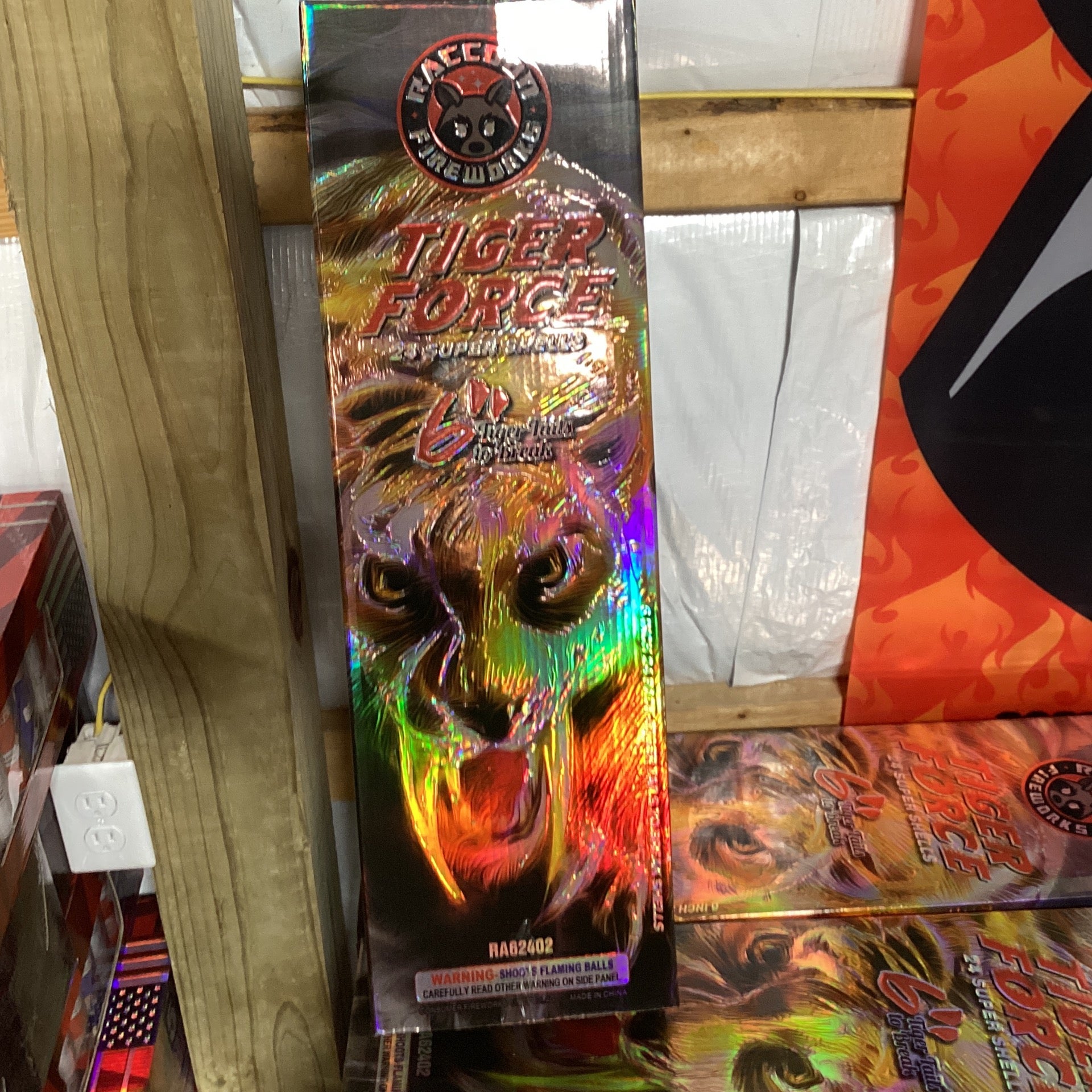 Tiger force 6in with tails | Hester's Fireworks