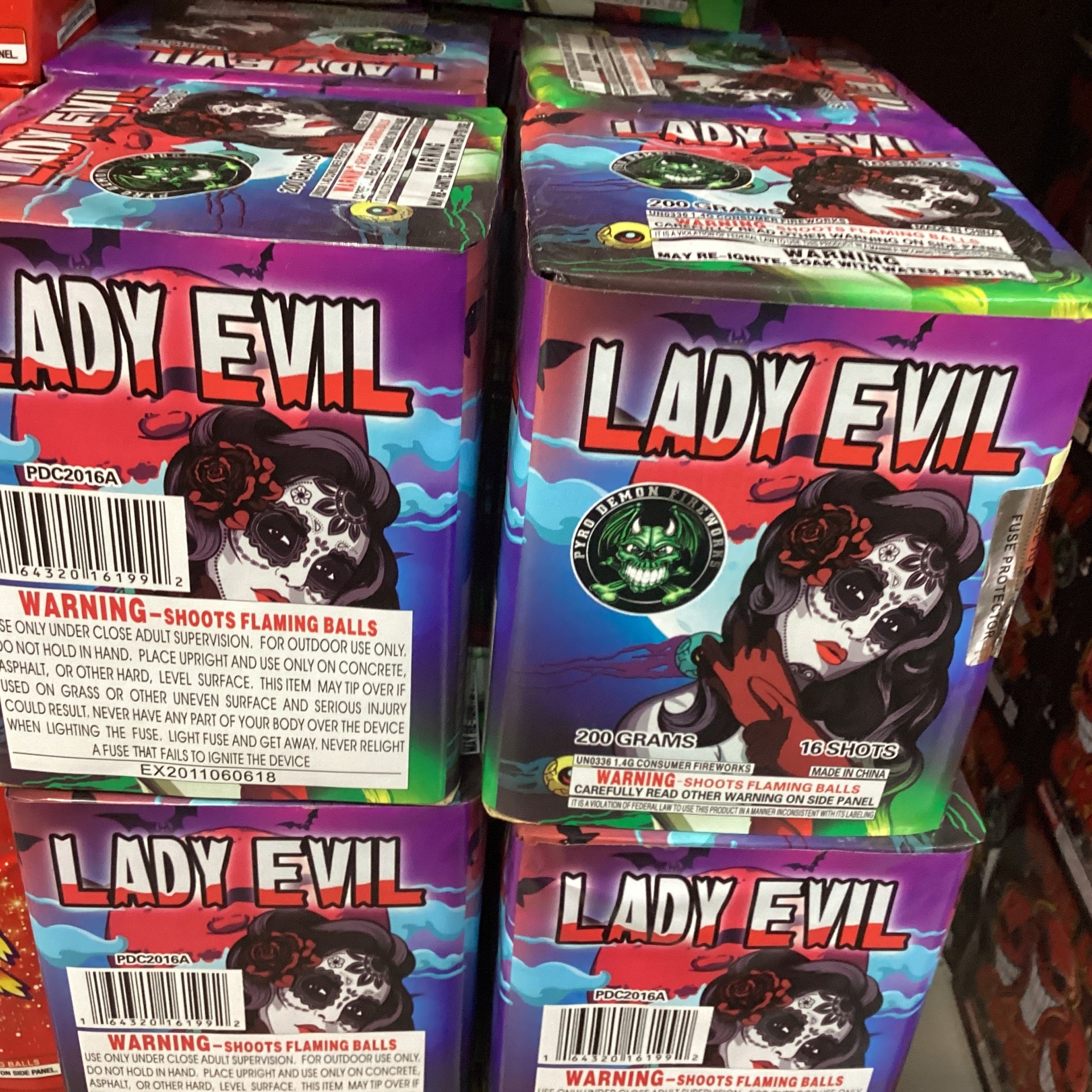 Lady evil | Hester's Fireworks