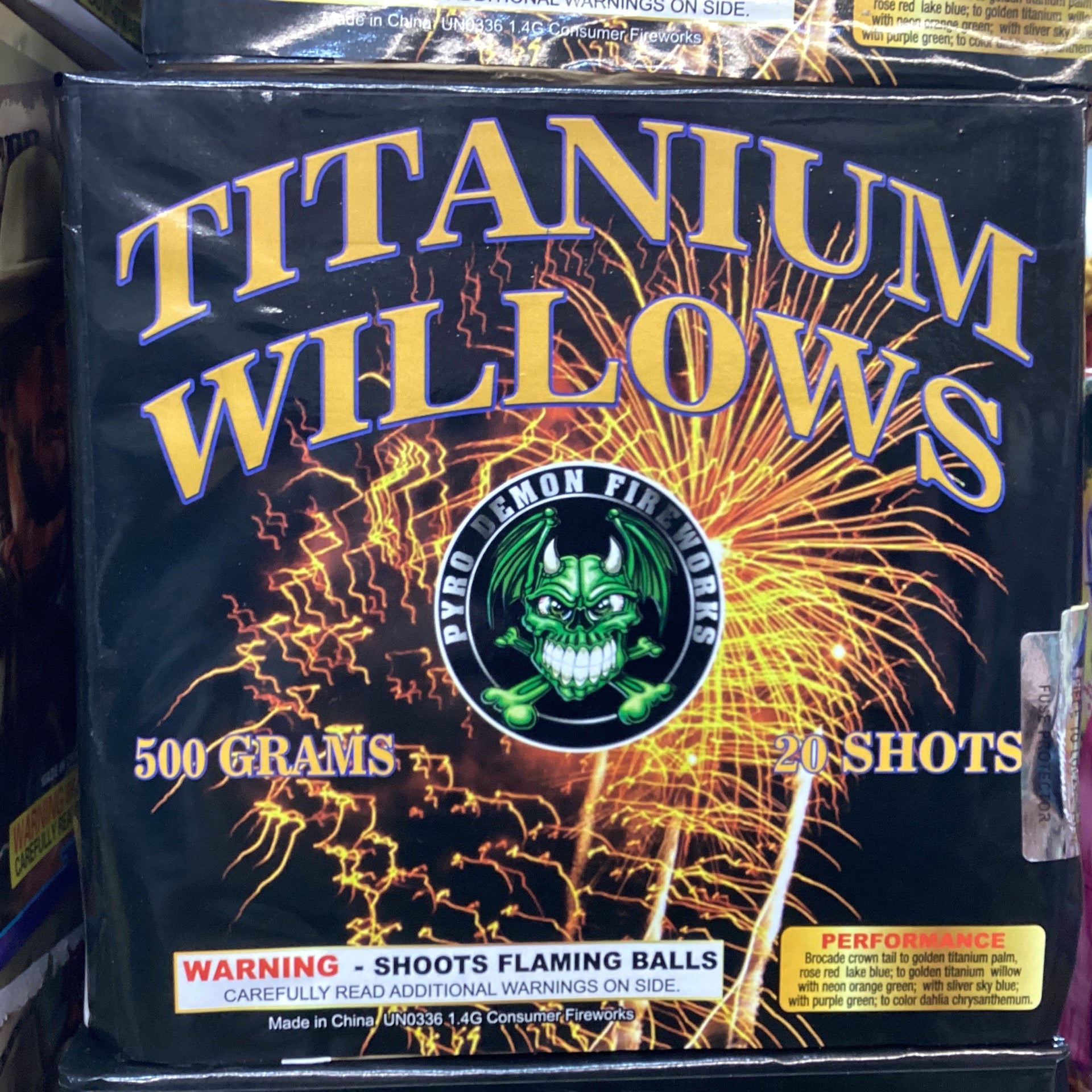 Titanium willows | Hester's Fireworks